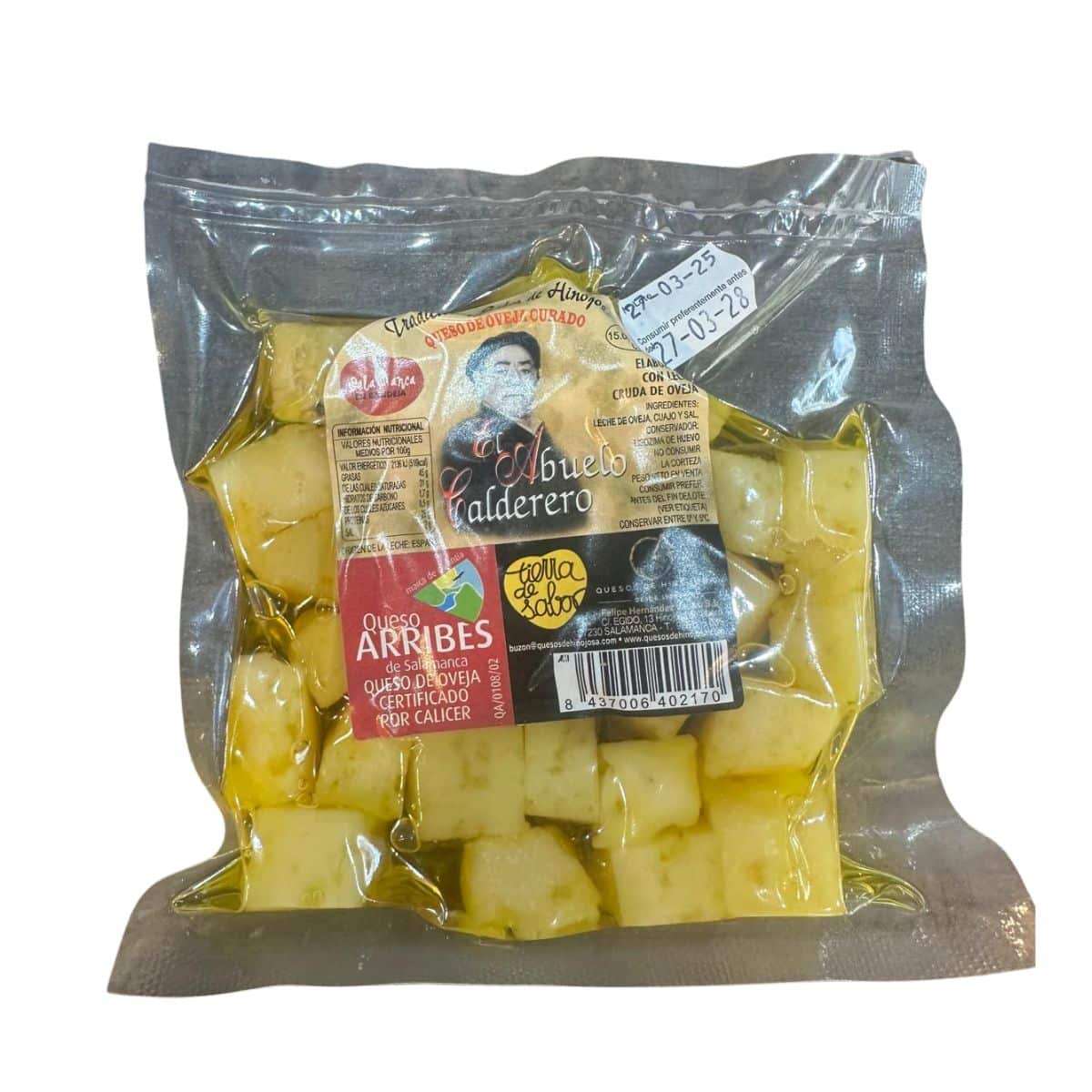 Queso de oveja curado en Aceite de Oliva | Dcervezas